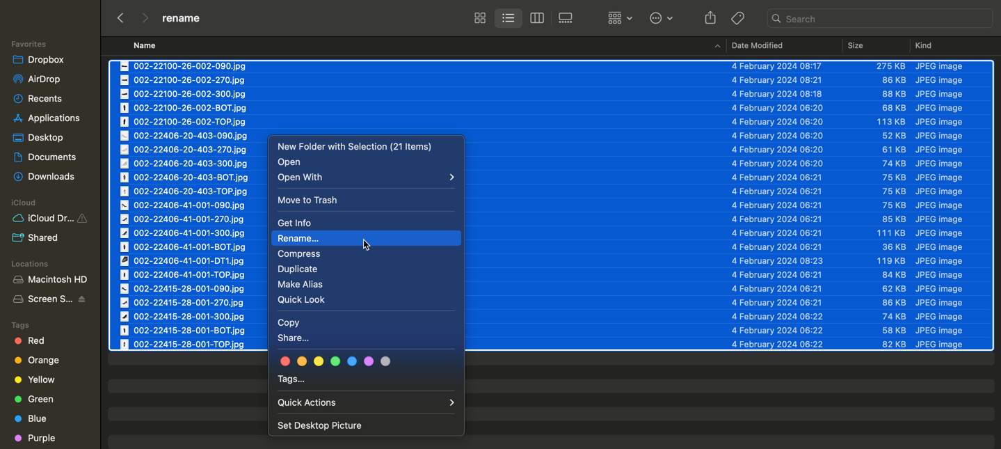 How to Bulk Rename Image Names - Craftshift