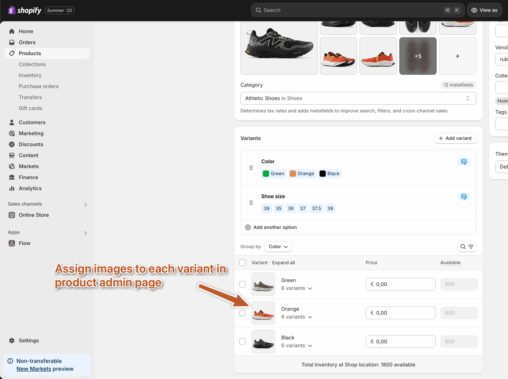 Show variant images as swatches in Horizon theme on Shopify without app - Craftshift